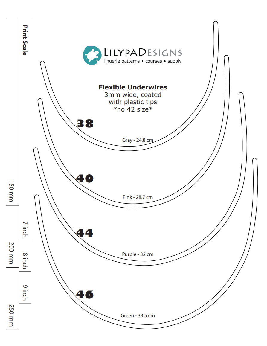 Underwires - Flexible — LilypaDesigns