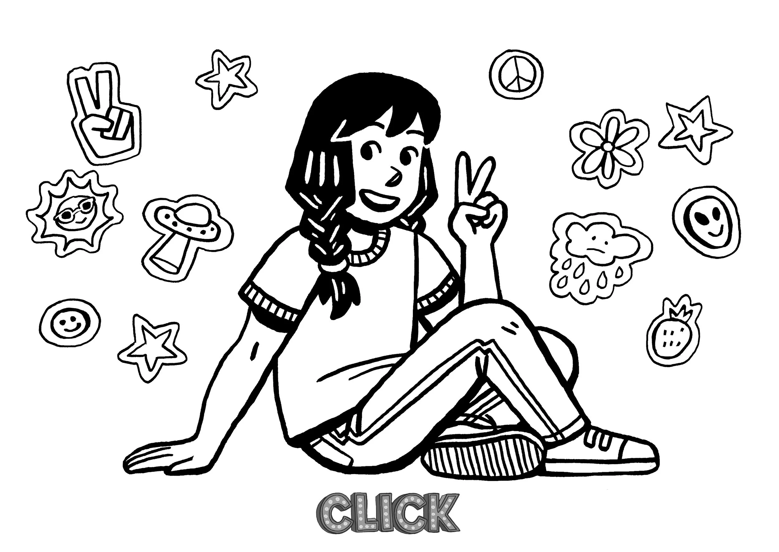 Kayla Miller - coloring page