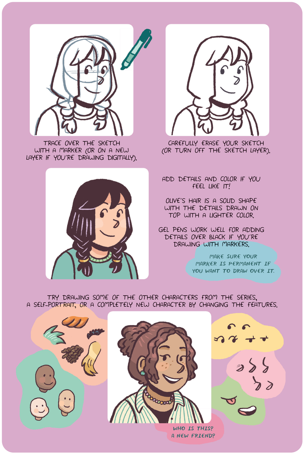 Kayla Miller - let's draw olive