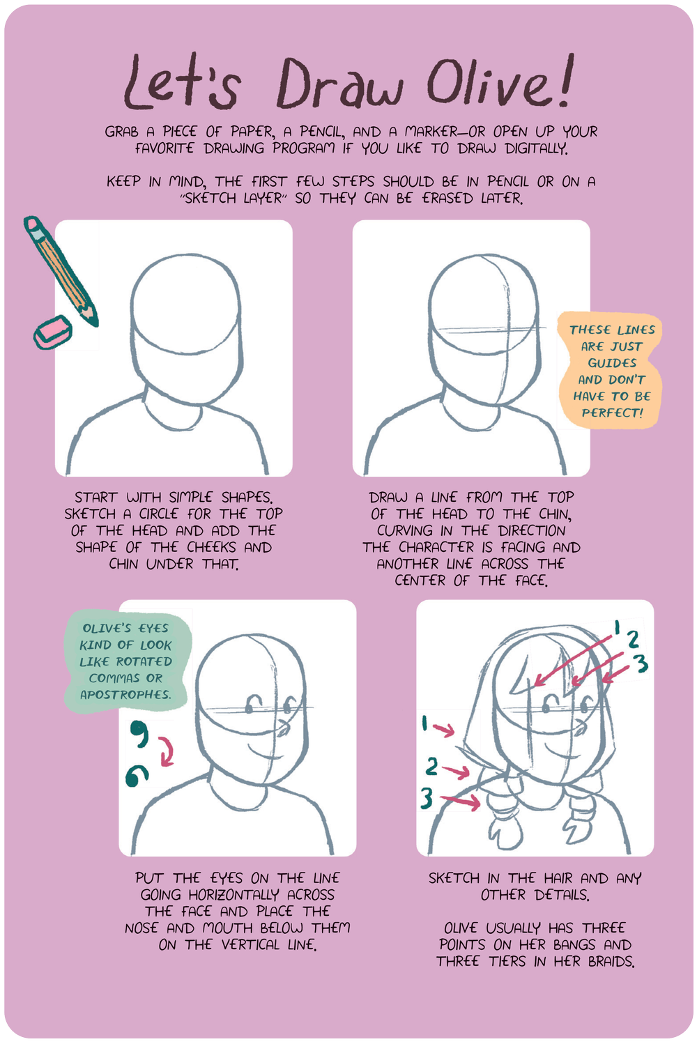 Kayla Miller - let's draw olive