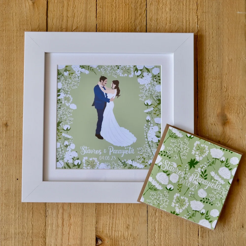Wedding portrait frame 60 photos - Vianawedding.com