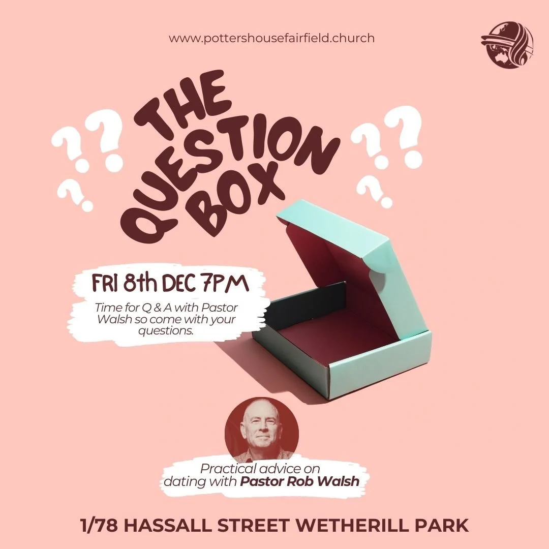 Calendar — Potters House Church Fairfield