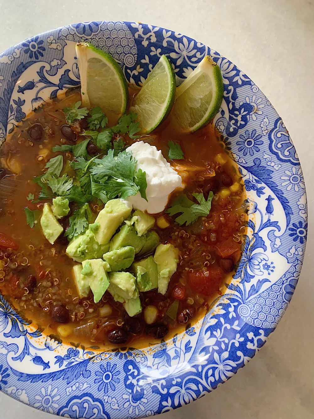 Black Bean & Quinoa Soup — The Vintage Fork