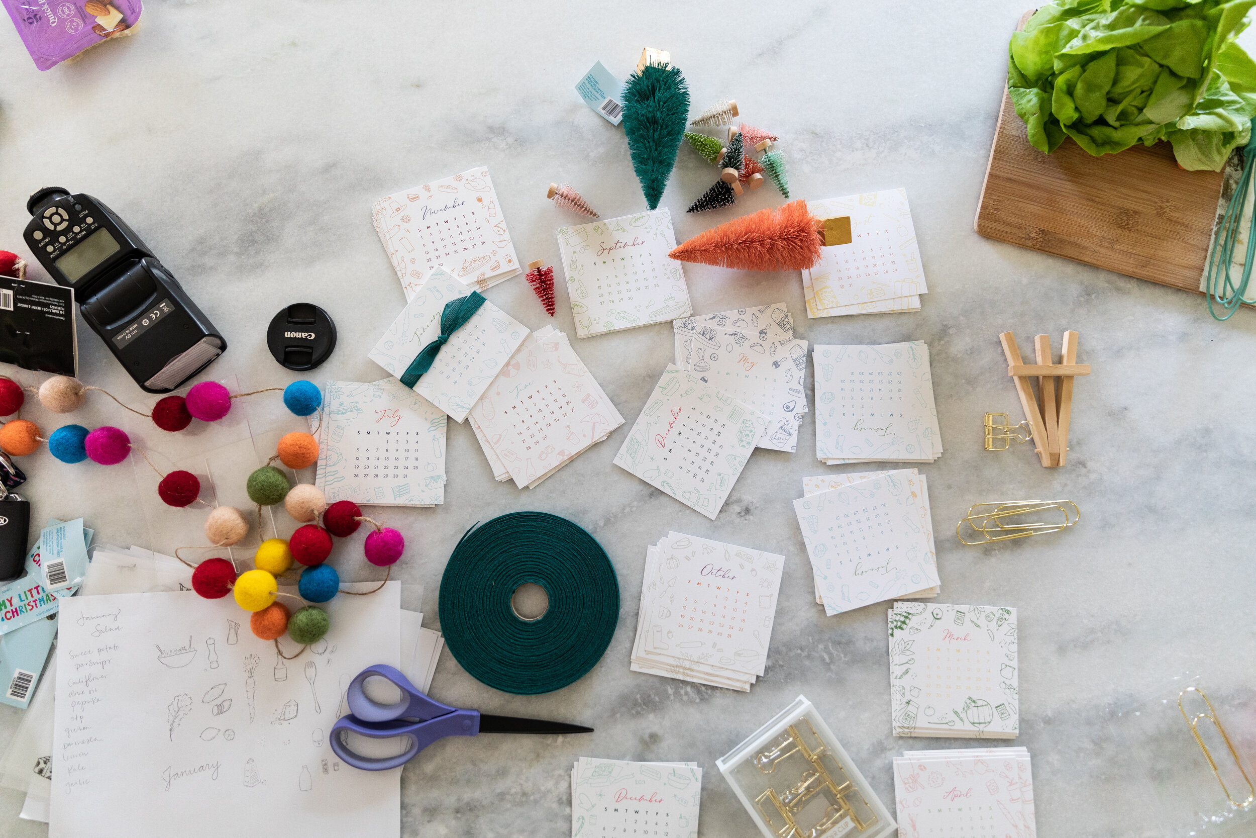 2020 Cookbook Calendar — The Vintage Fork