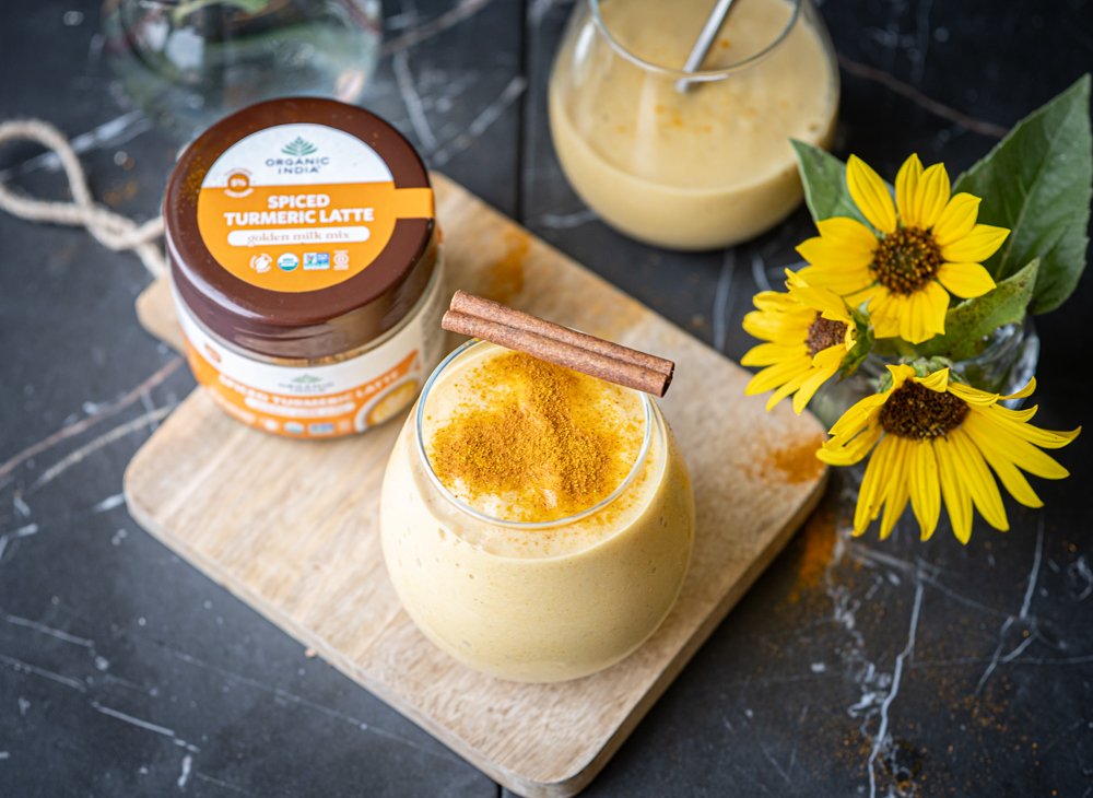 Spiced Turmeric "Golden Milk" Lassi — Happy Apple Vegan