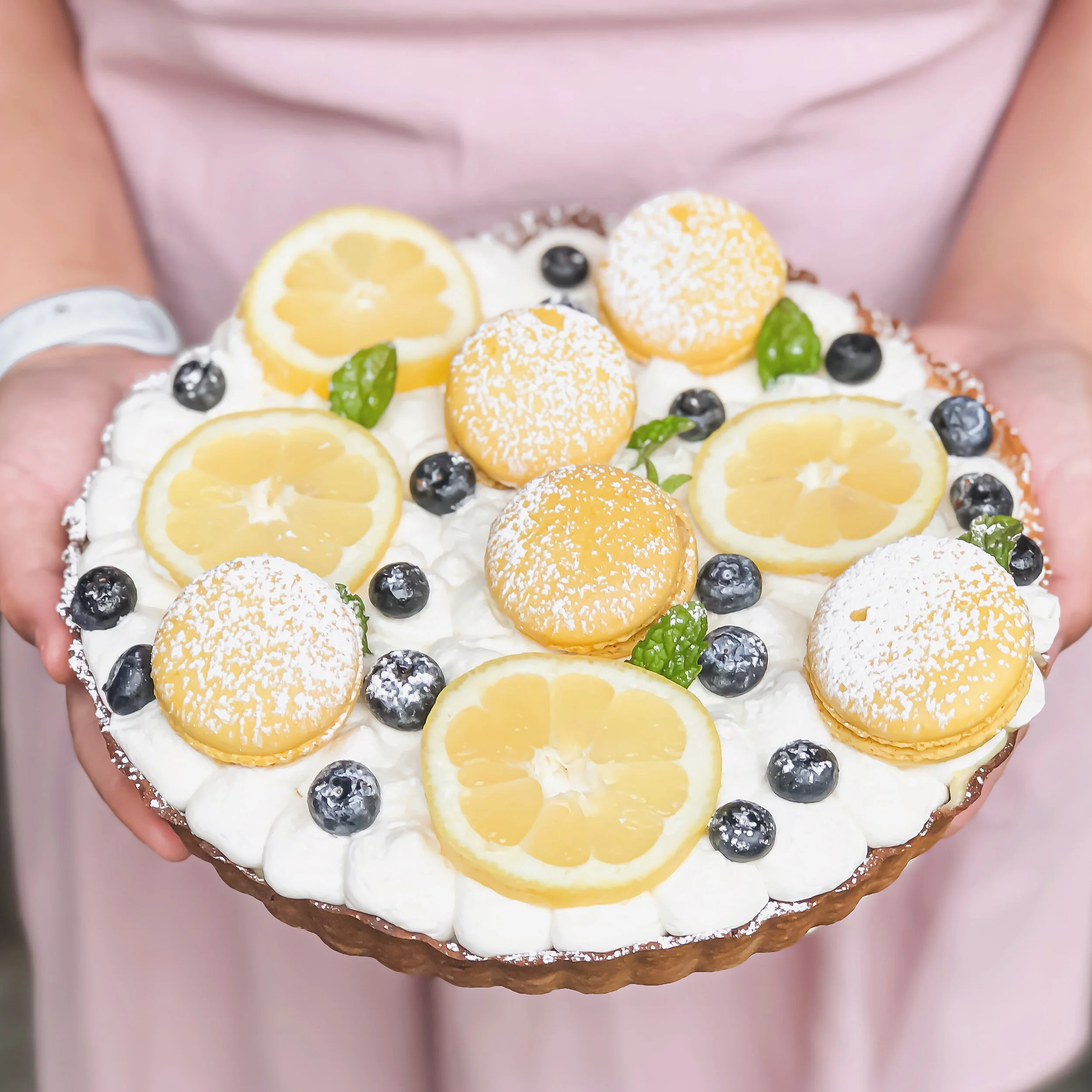 %Lemon Thyme Macarons