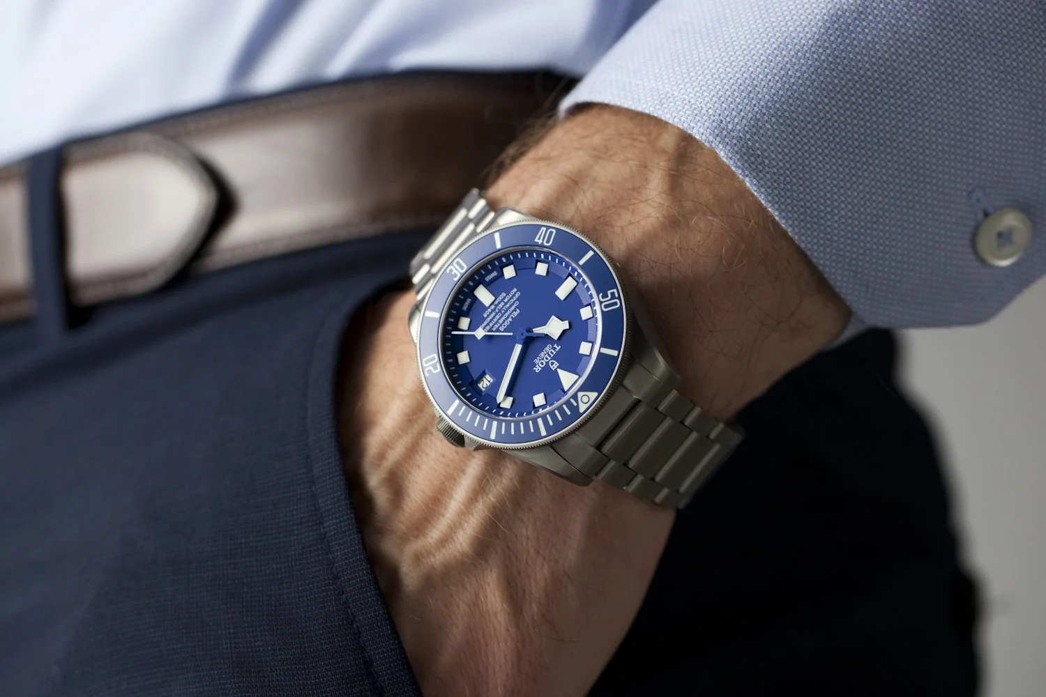 Tudor Pelagos Blue Dial Titanium 42mm 25600TB — Watch Exchange Co.