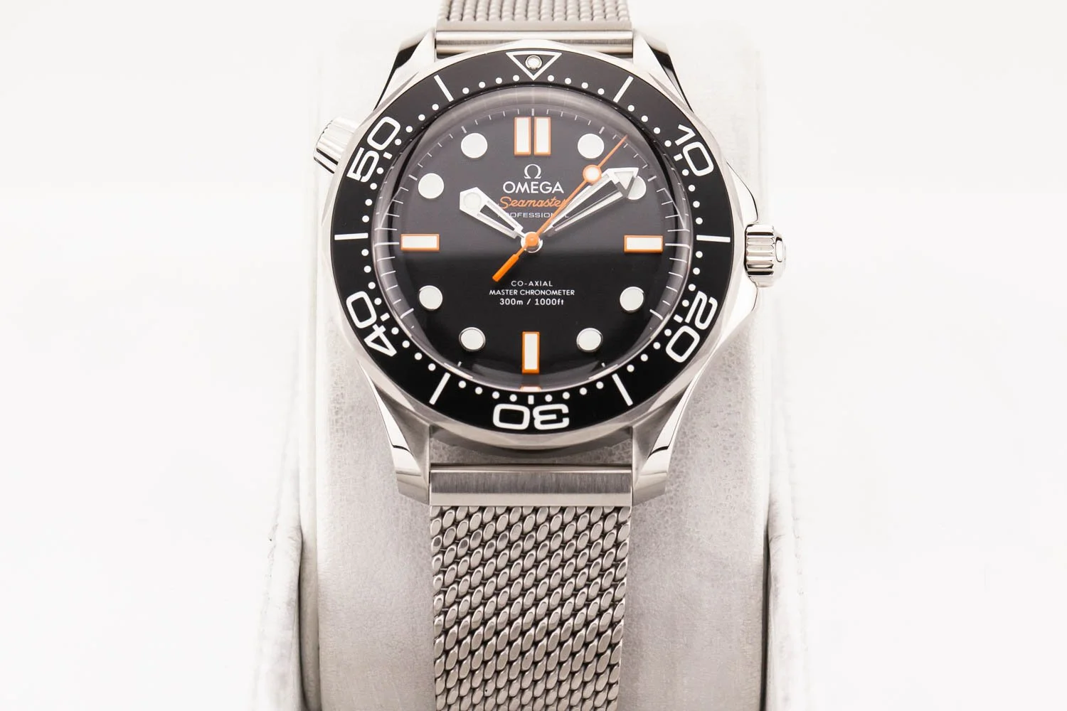 Omega Seamaster 300M Black Aluminum / Orange 210.30.42.20.01.018 ...