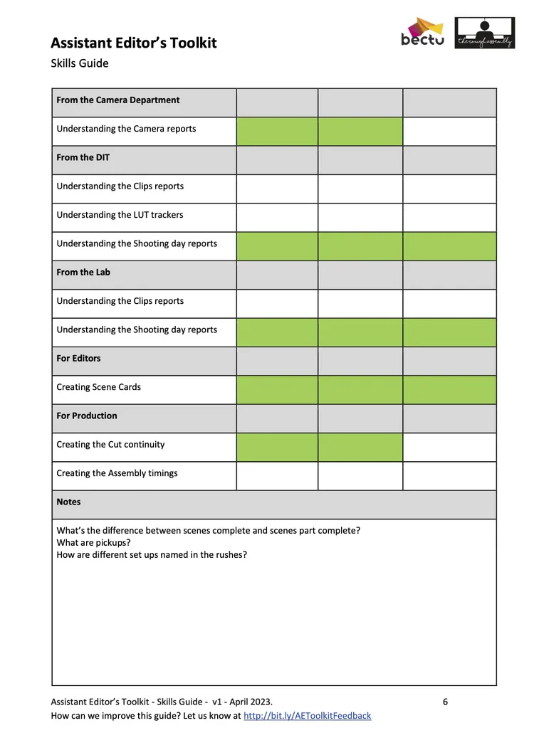 Assistant Editor's Toolkit — The Rough Assembly