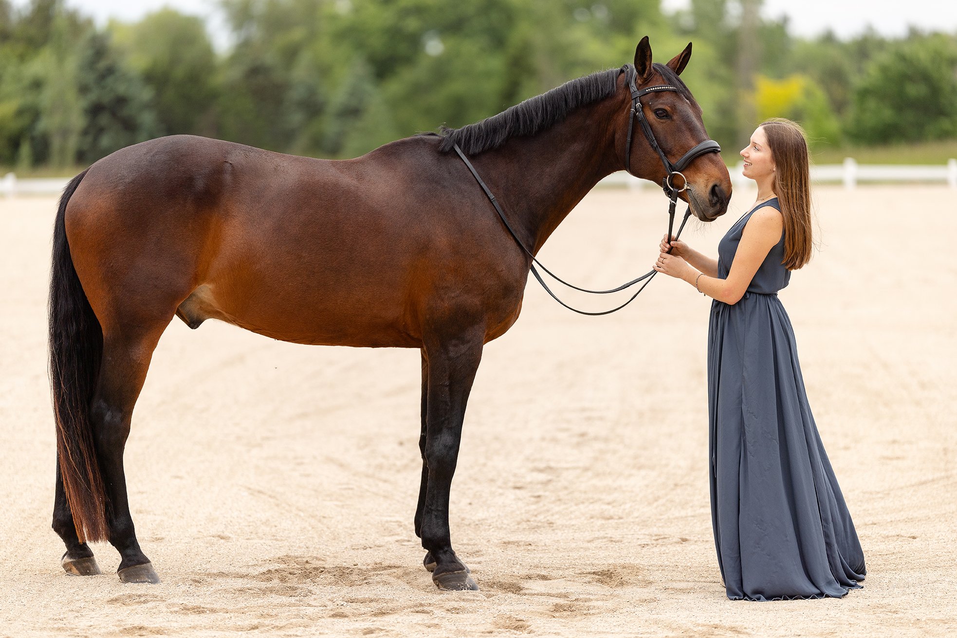 Photographing a Timeless Bond: Kendyl and Her Gelding, Denny, at Foot ...