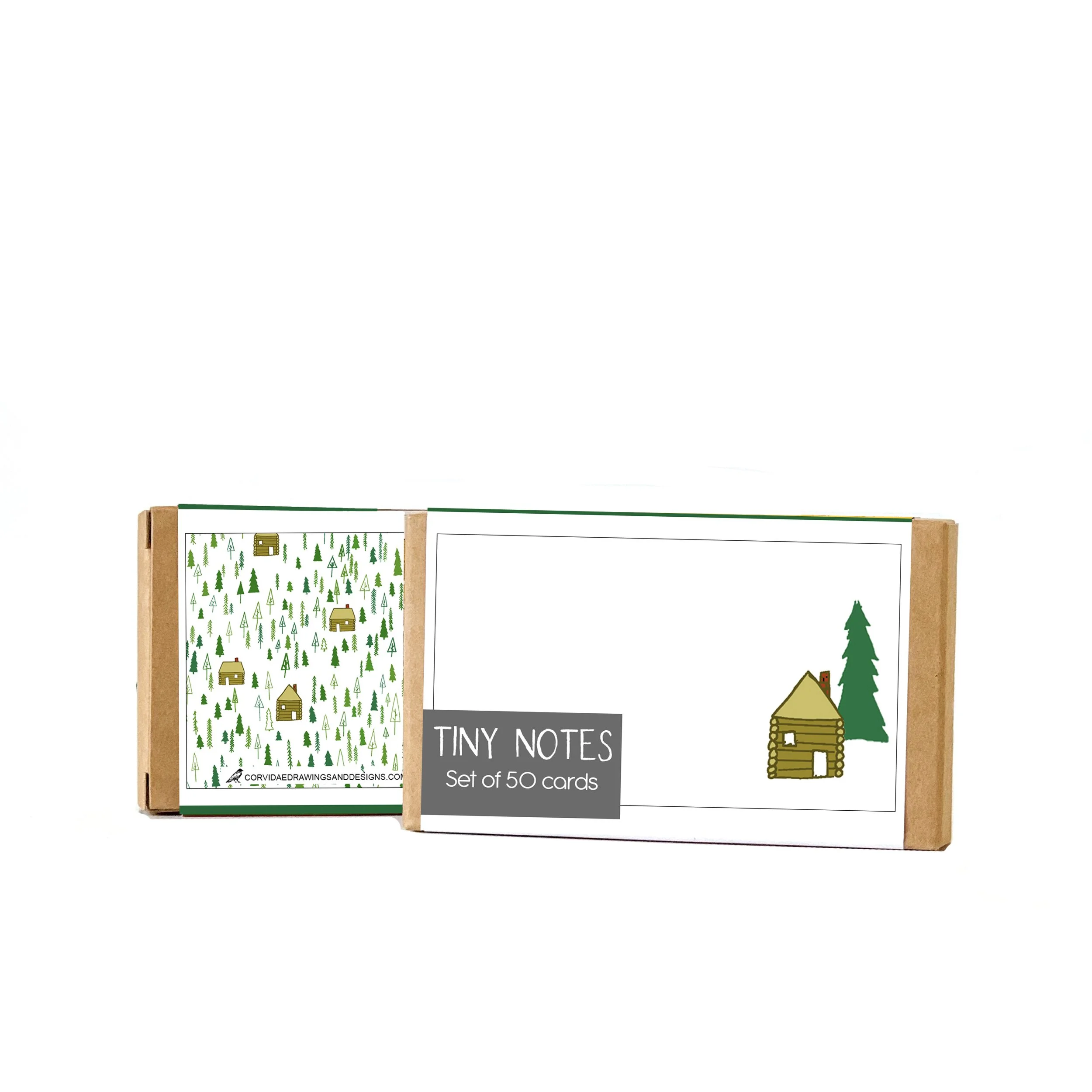 Cabin Tiny Notes — CORVIDAE drawings & designs