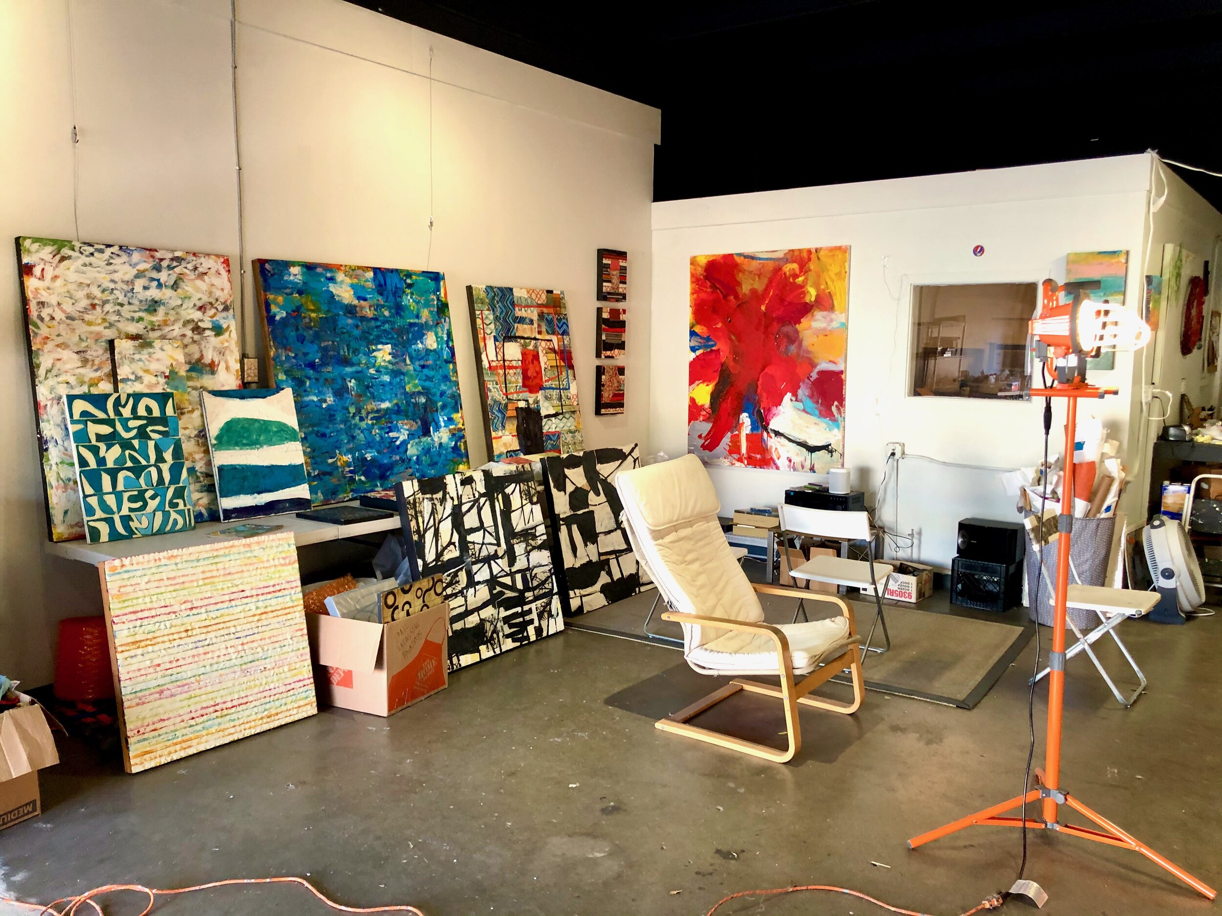 Art Studio — Brad Ellis Abstract Artist