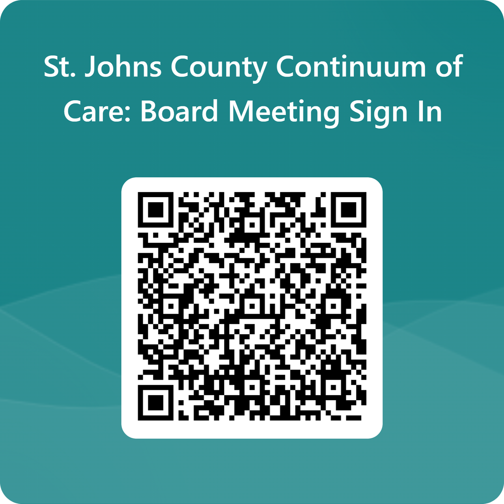 VIRTUAL Monthly Board Meeting — St. Johns County Continuum of Care