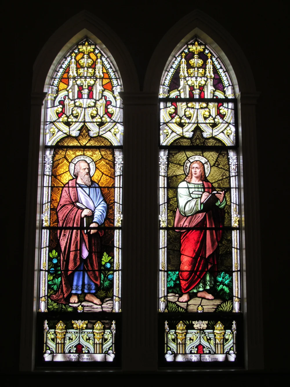Four Stained-Glass Windows: Can You Identify Which Evangelist is Which ...