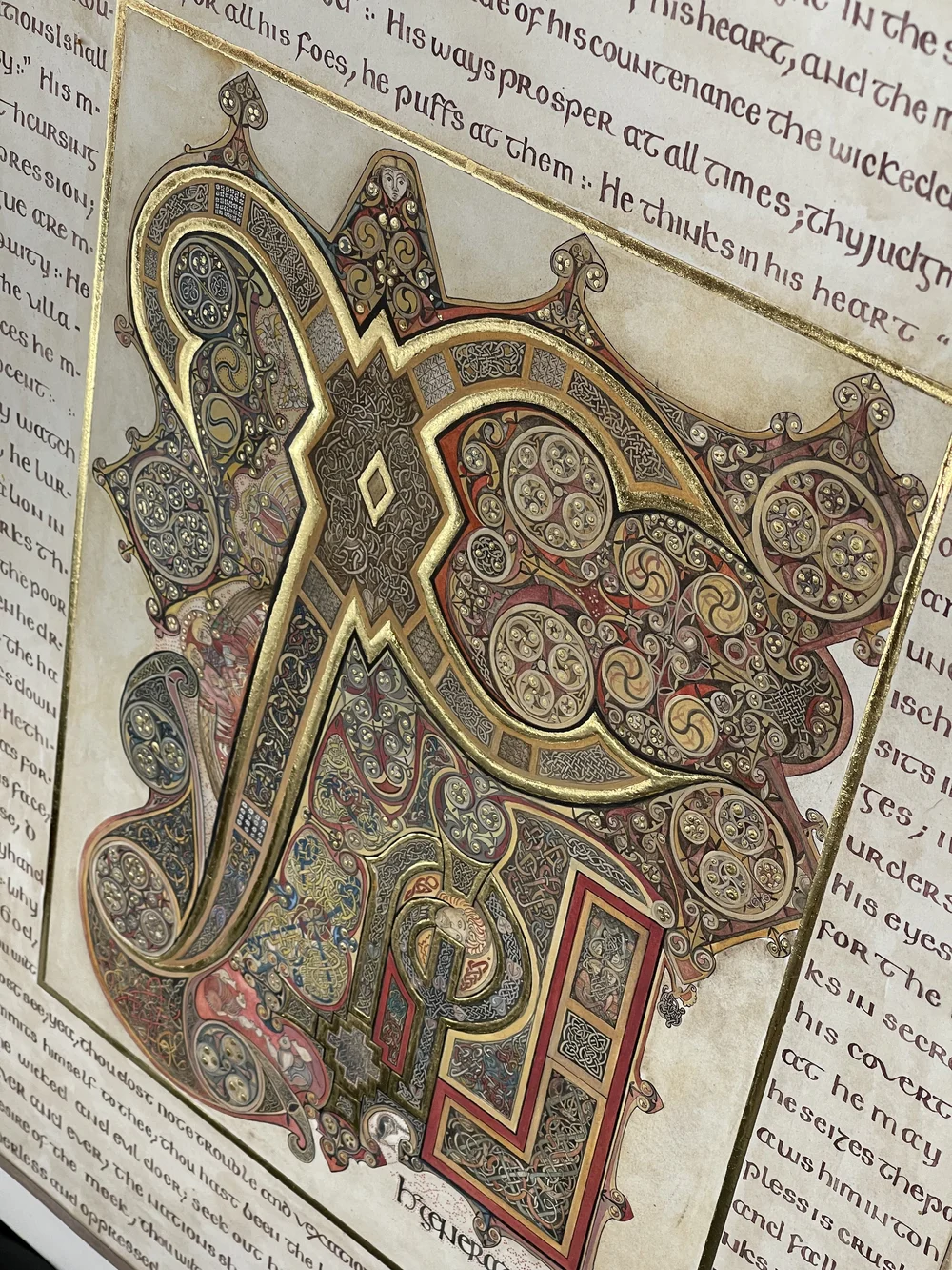 A Contemporary Hiberno-Saxon Style Illumination of the Chi-Rho — The ...