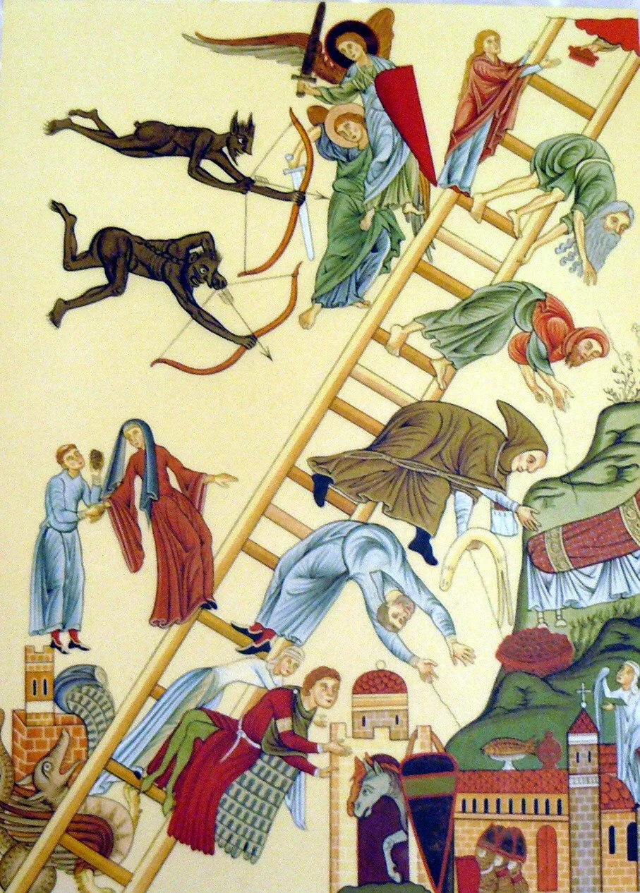 Illuminations from the 12th-Century Encyclopedia, Hortus Deliciarum ...