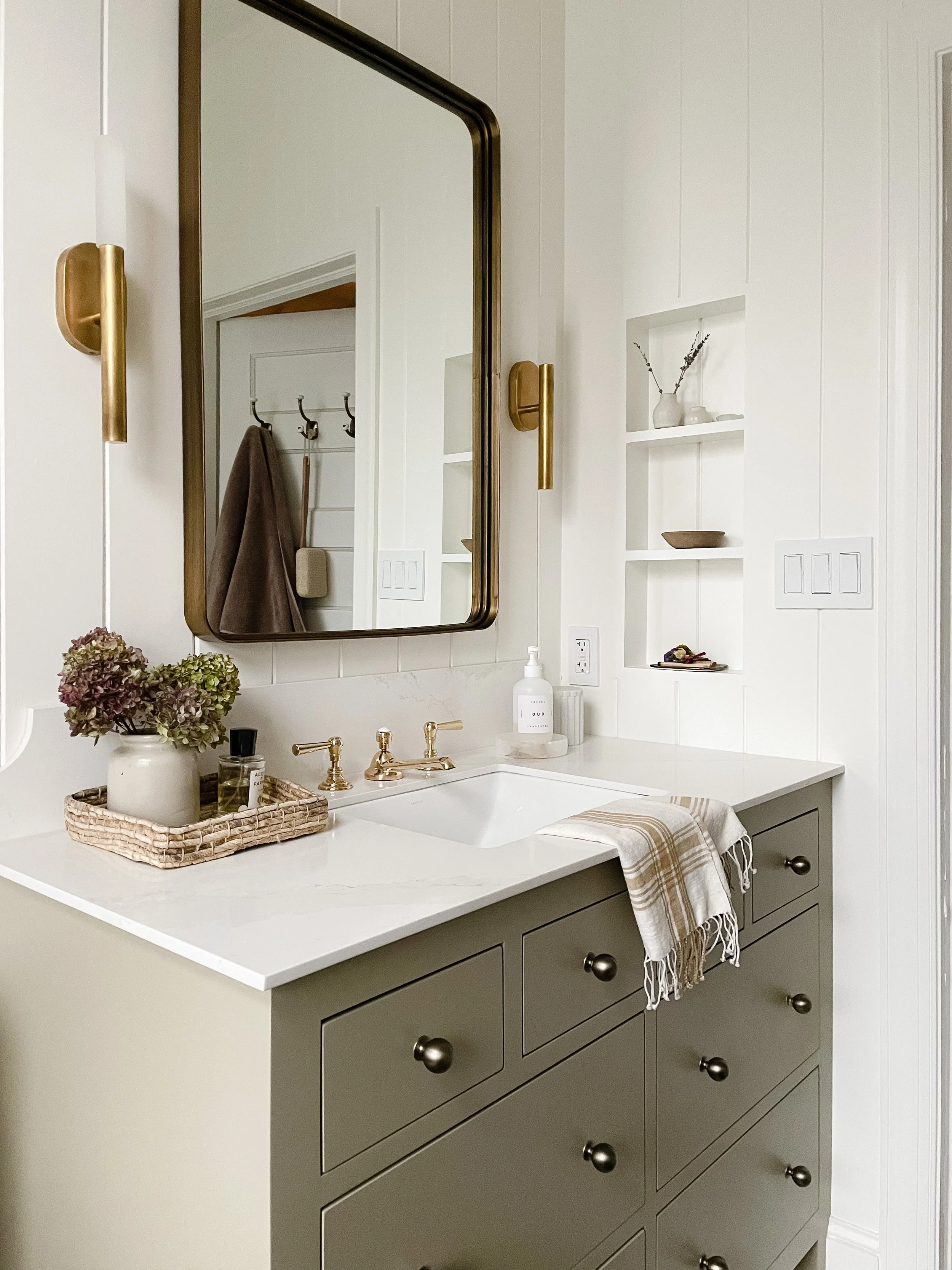 Modern Cottage Bathroom Design | Sharp & Grey Interiors