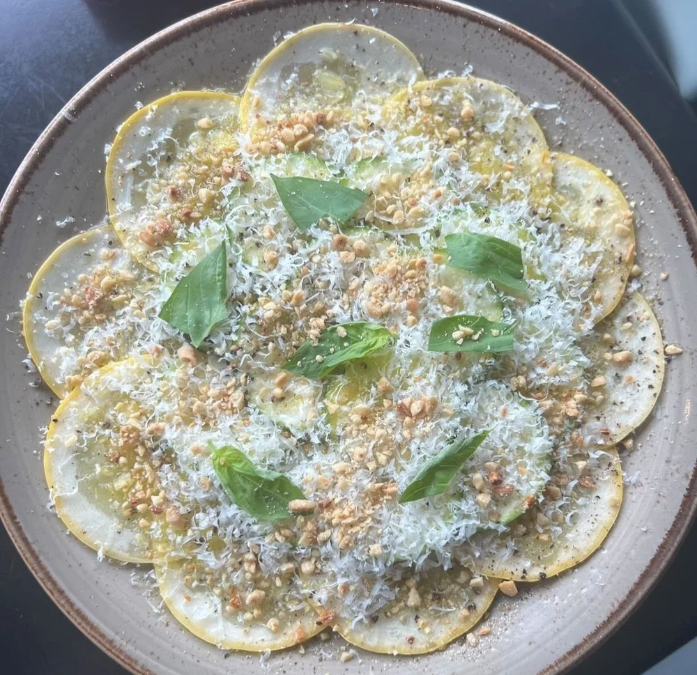 Summer Squash Carpaccio Recipe — Lanyap Cookery