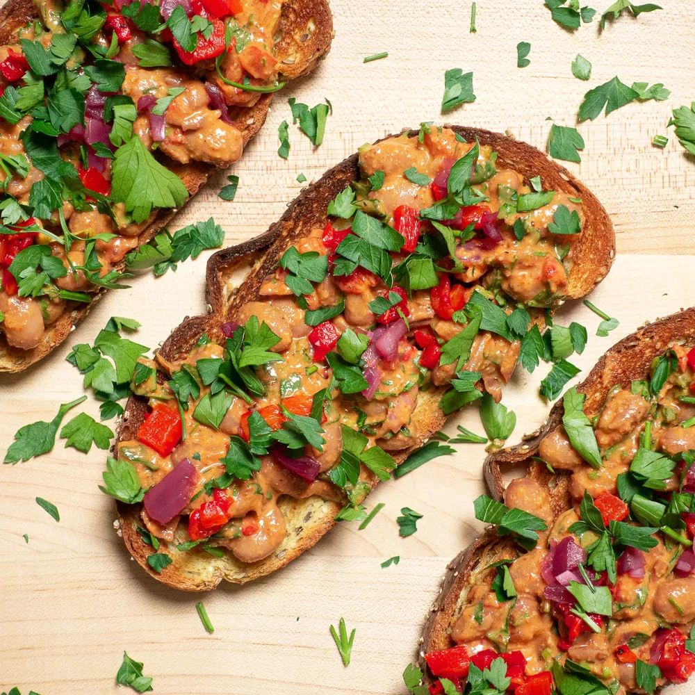 Romesco Cranberry Bean Salad Recipe — Lanyap Cookery