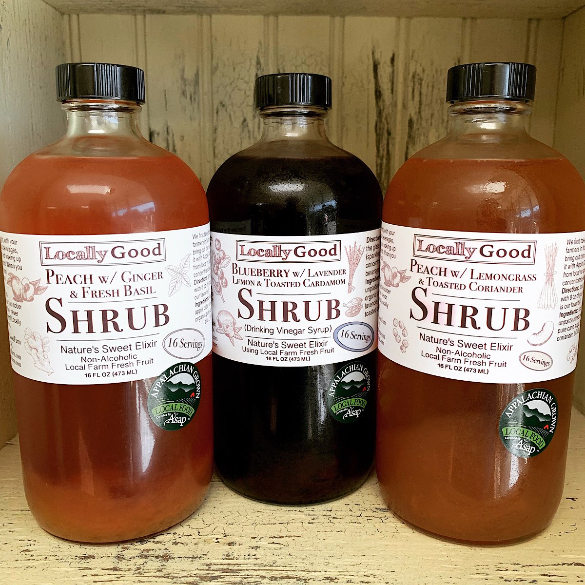 Shrub Syrup for Cocktails Mocktails Healthy All Natural Organic Fruit ...