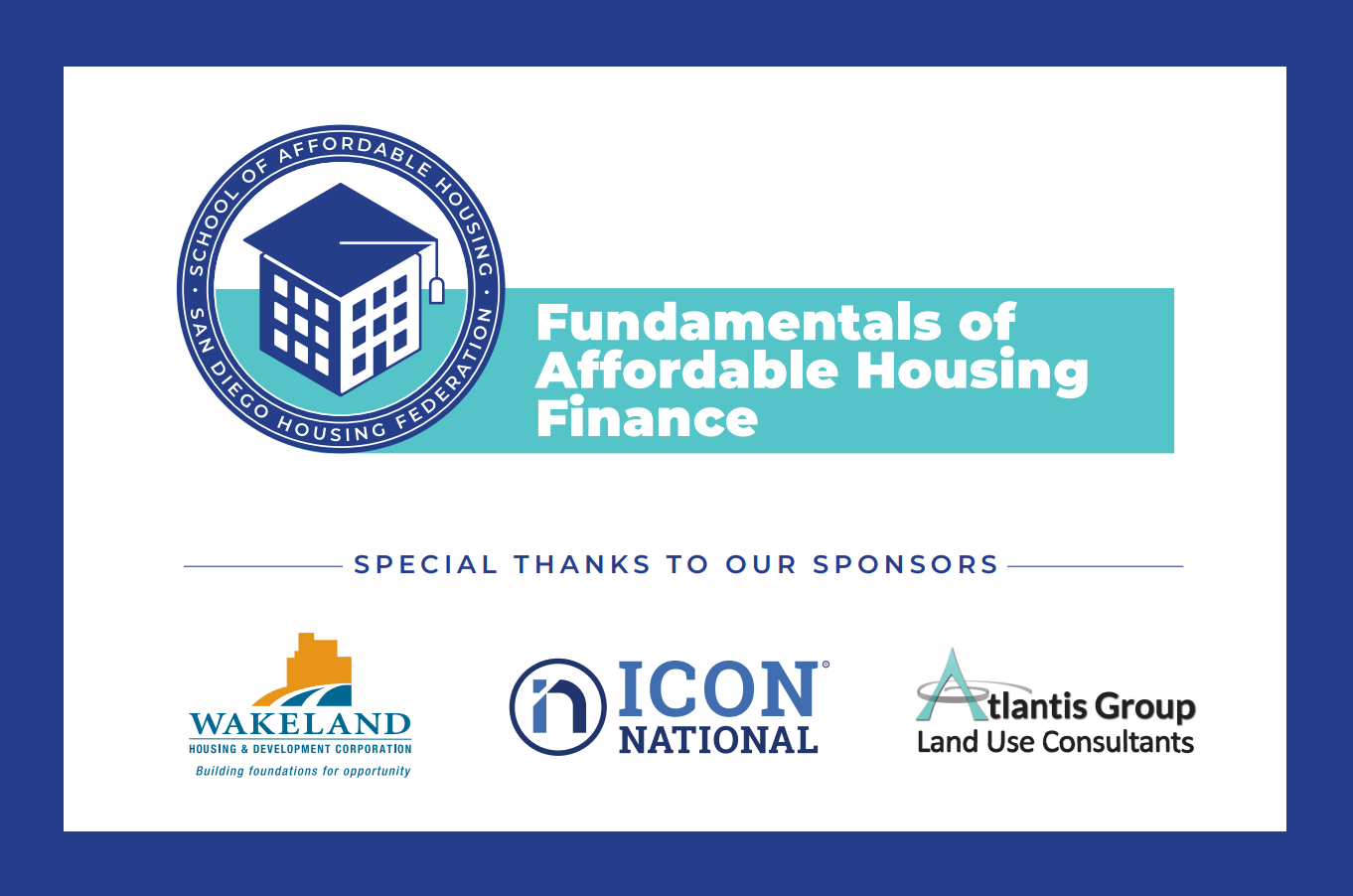 Fundamentals of Affordable Housing Finance Recap — San Diego Housing ...