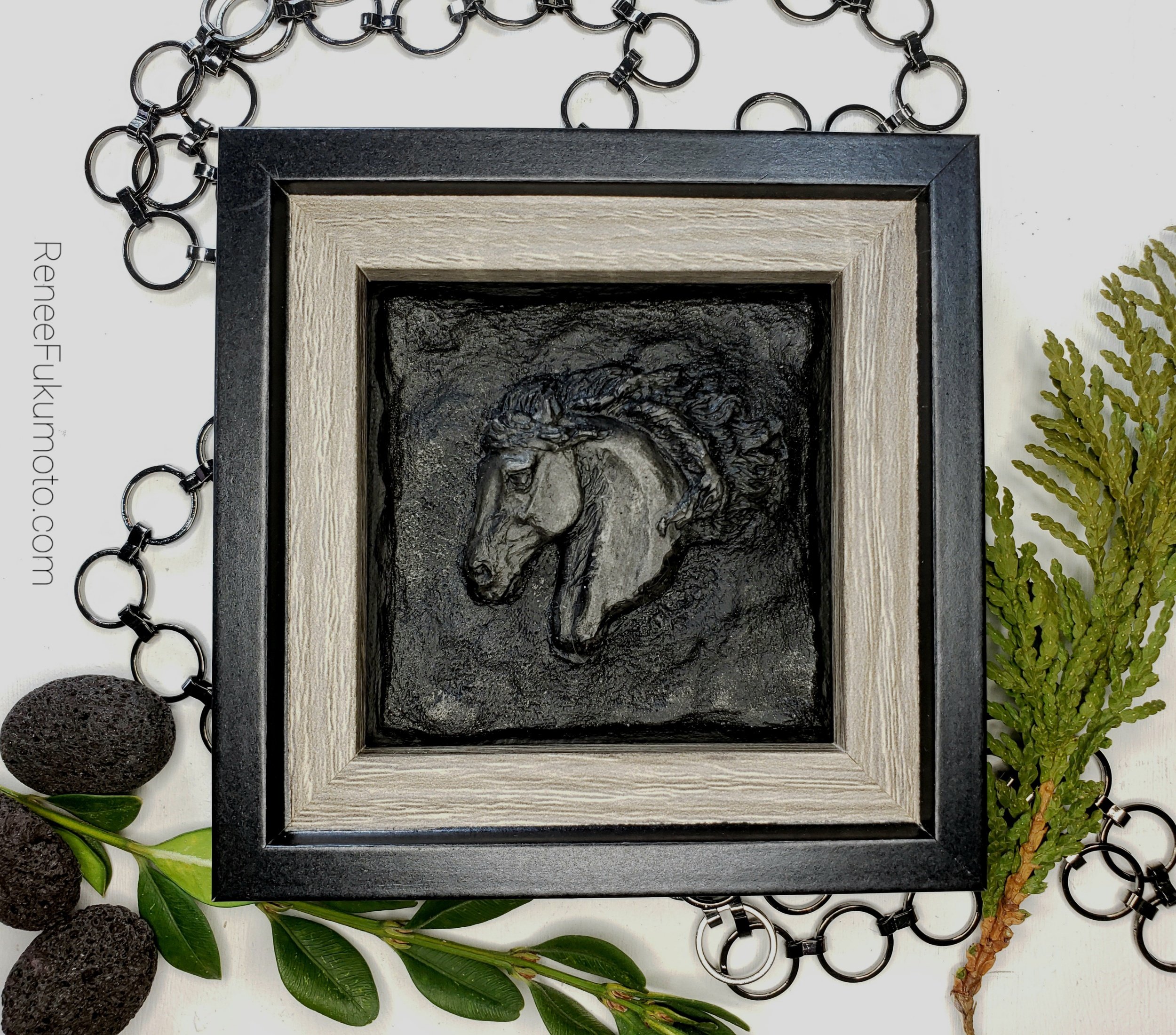 Sculpture: Bas Relief Animals & Landscapes — Artist Renée Fukumoto