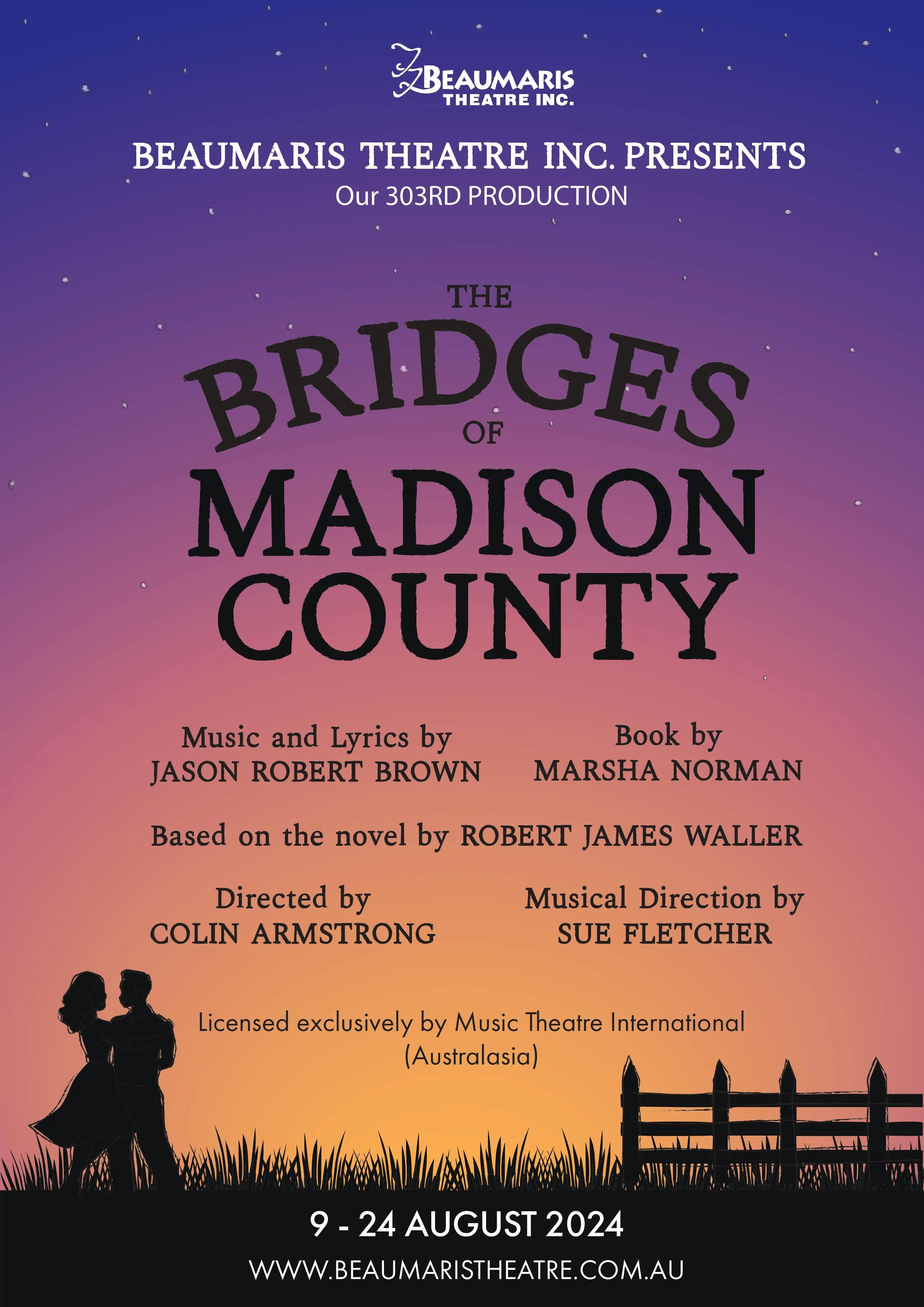 The Bridges of Madison County — Beaumaris Theatre Inc.