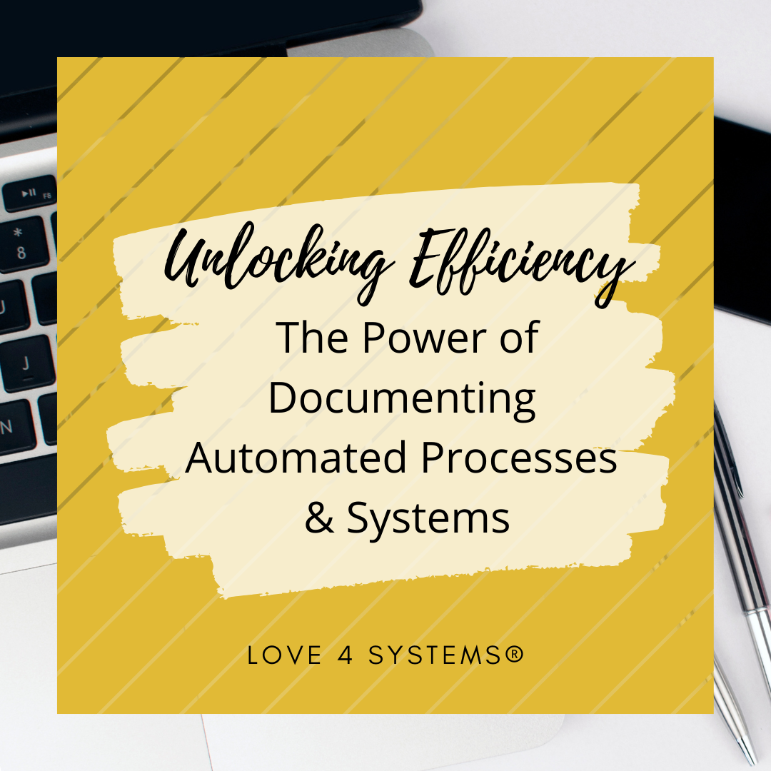 Unlocking Efficiency: The Power of Documenting Automated Processes and ... Unlocking Efficiency: The Power of Documenting Automated Processes and ...