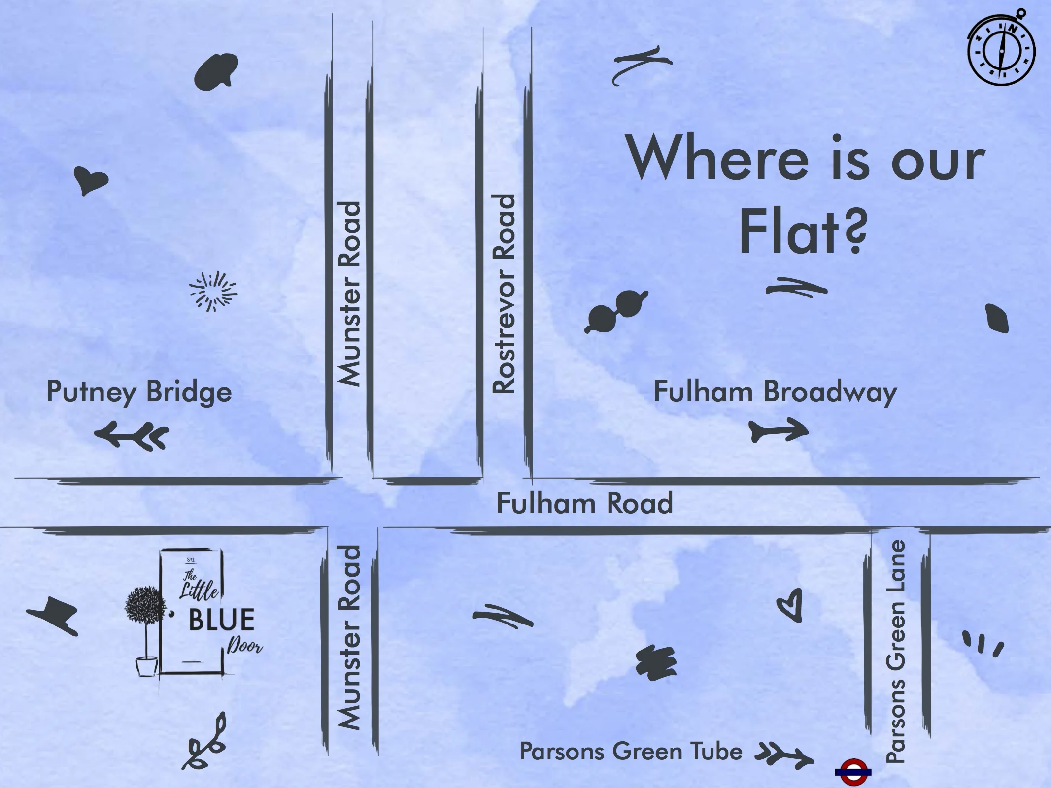 Menus — The Little Blue Door