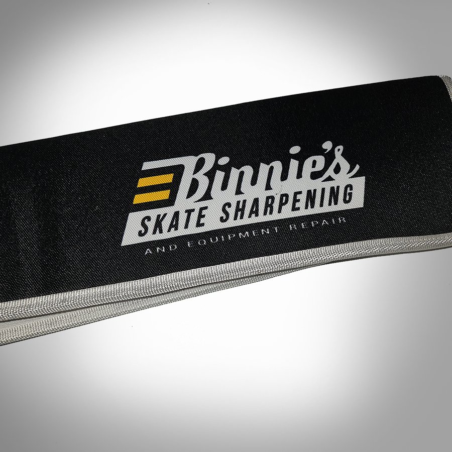 Custom SkateWorks Utrastop Shot Blockers — Binnie's Skate Sharpening