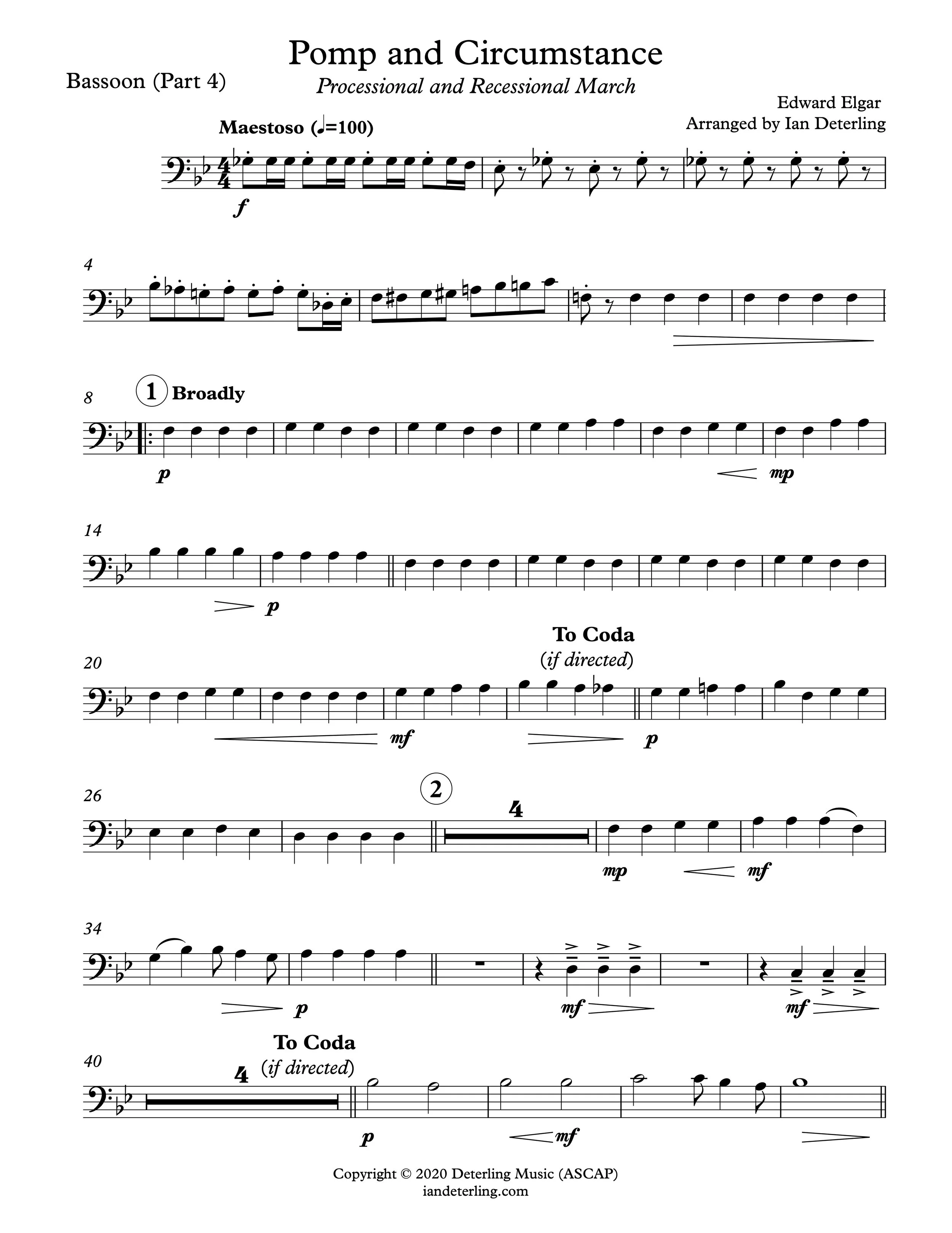 Pomp and Circumstance — Ian Deterling