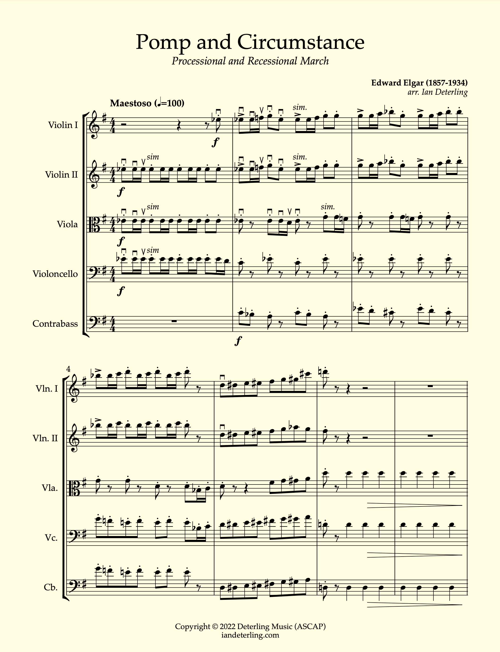 Pomp and Circumstance — Ian Deterling