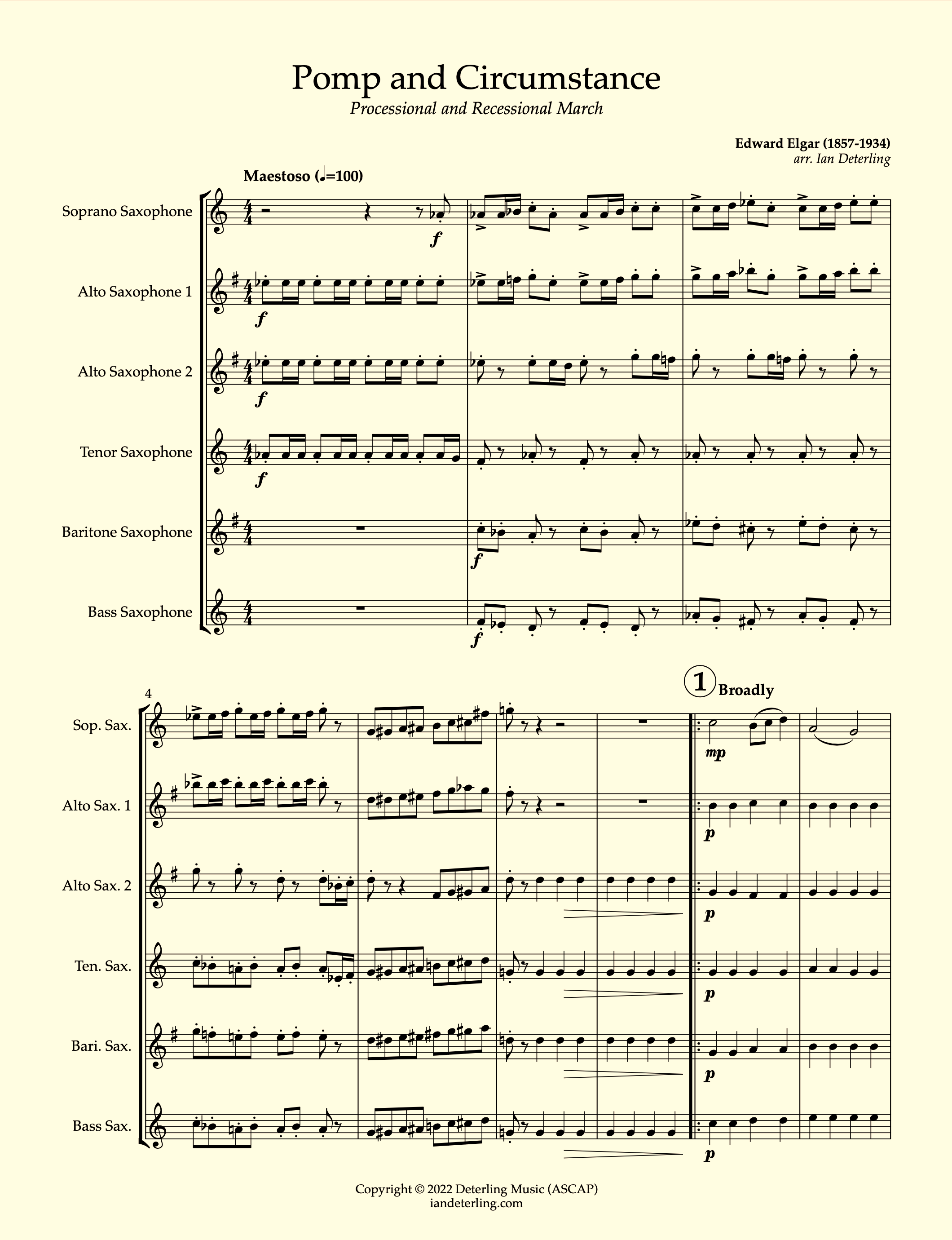 Pomp and Circumstance — Ian Deterling