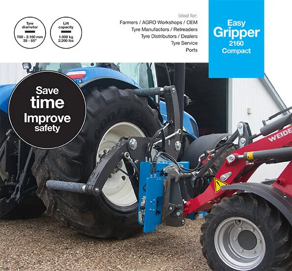 Tyre Handlers optimized for efficient and safe tyre handling