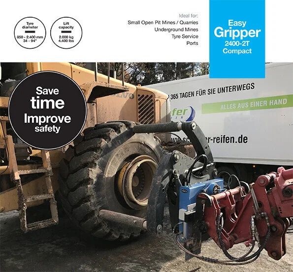 Tyre Handlers optimized for efficient and safe tyre handling