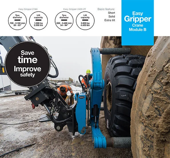 Tyre Handlers optimized for efficient and safe tyre handling