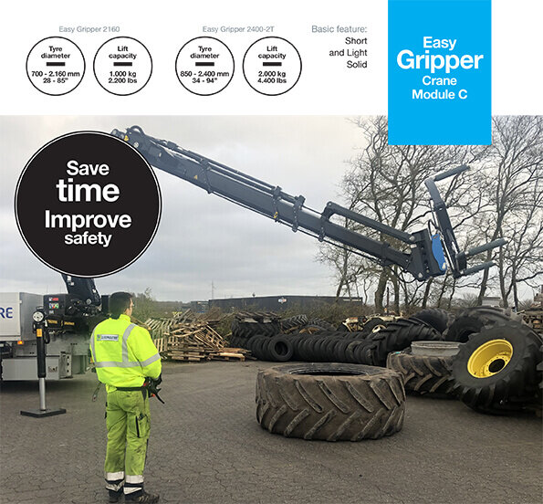 Easy Gripper - efficient and safe tyre handling