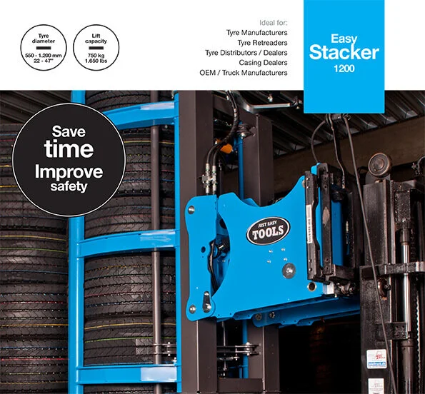 Easy Stacker - efficient and safe handling of tyres