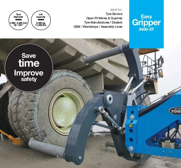 Easy Gripper - efficient and safe tyre handling