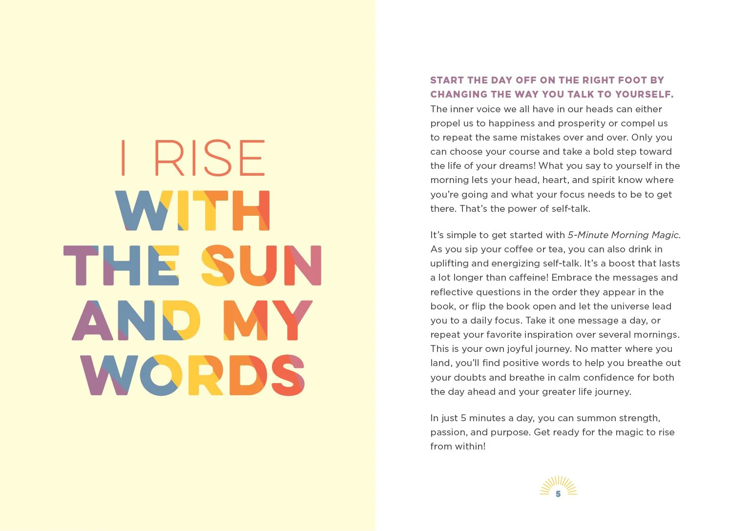 5-Minute Morning Magic Book — Maryse Cardin