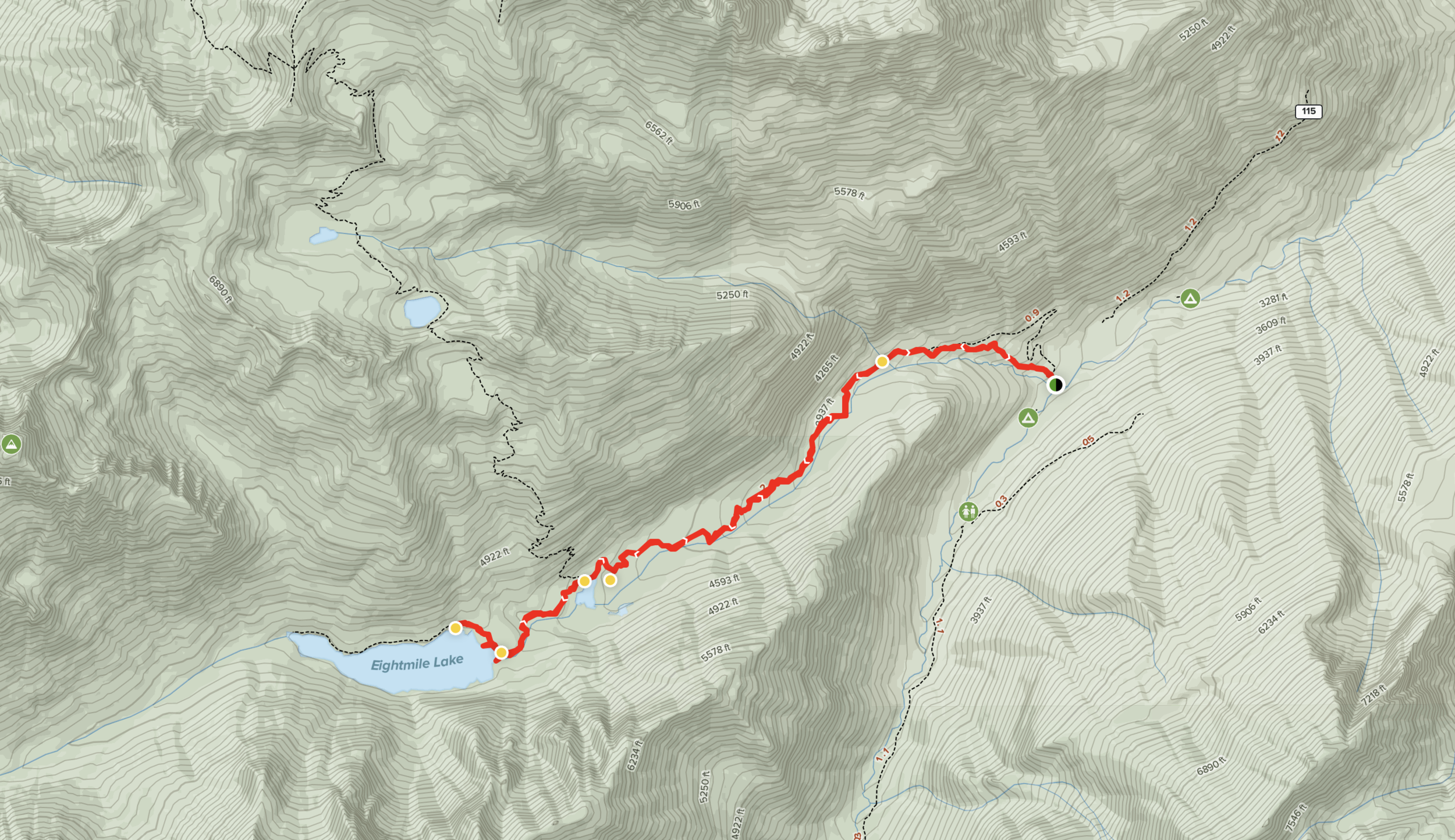 Eightmile Lake Hike and Overnight Camping Trip — Gemini Connect