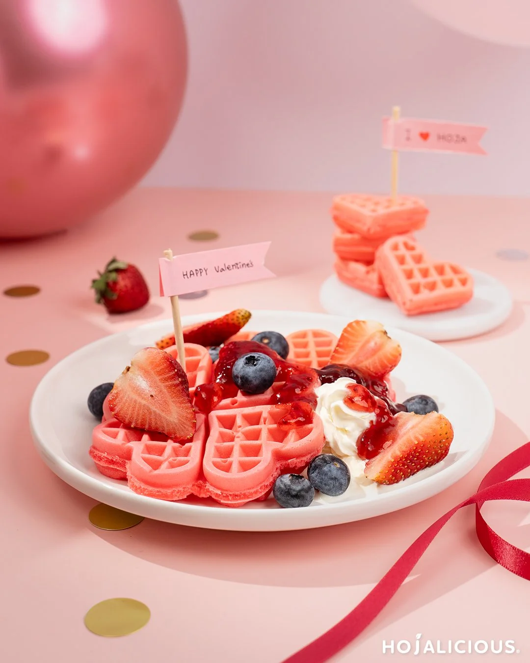 Red Velvet Waffles – A Sweet & Romantic Treat | Hojalicious