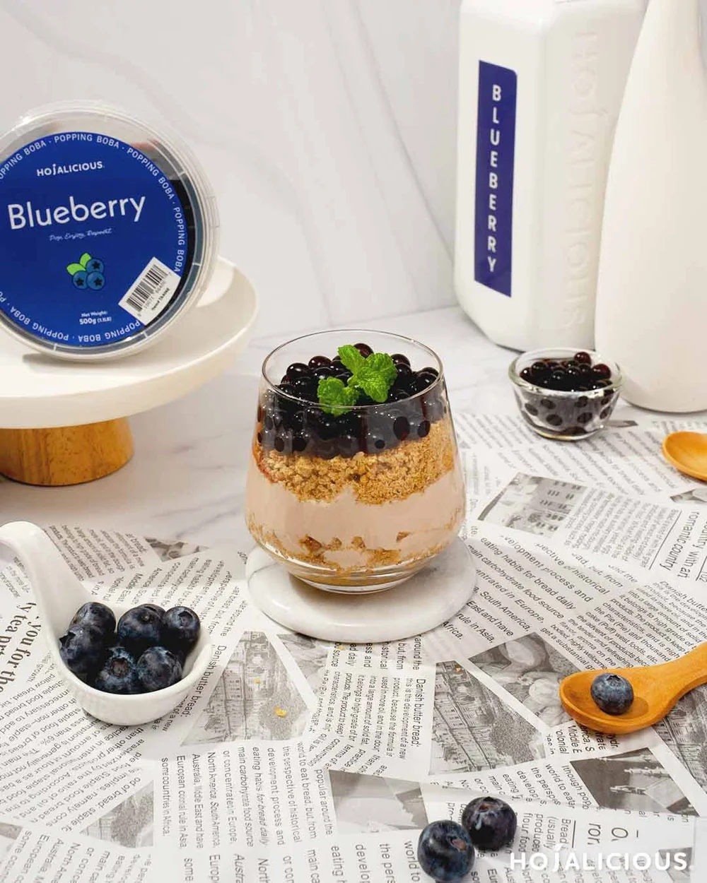 Blueberry Yogurt Parfait – Layered Berry Dessert | Hojalicious