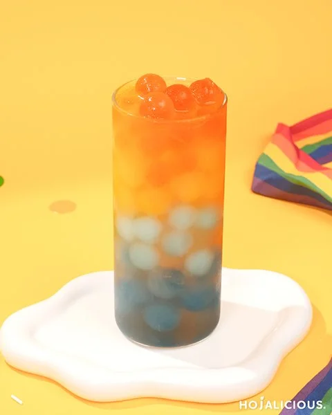 Rainbow Ice Cube Sparkler – Colorful Party Drink Star | Hojalicious