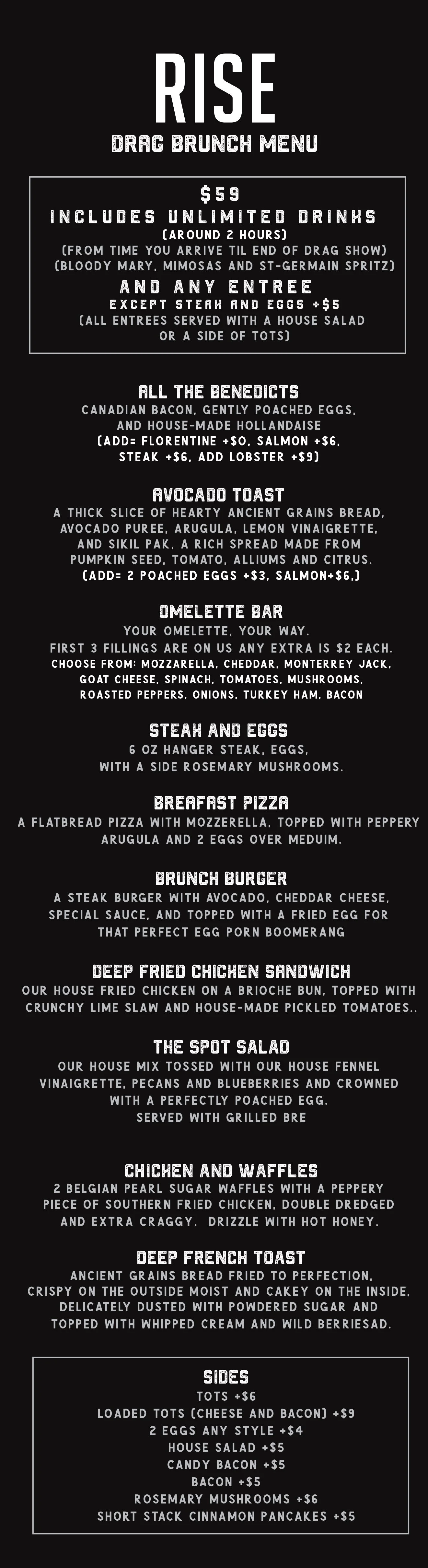 Drag Brunch — Rise