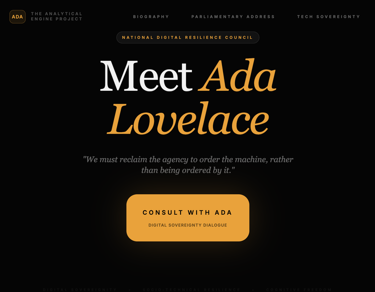 The Enchantress of Number - A Tribute to Ada LoveLace — FRANKI T