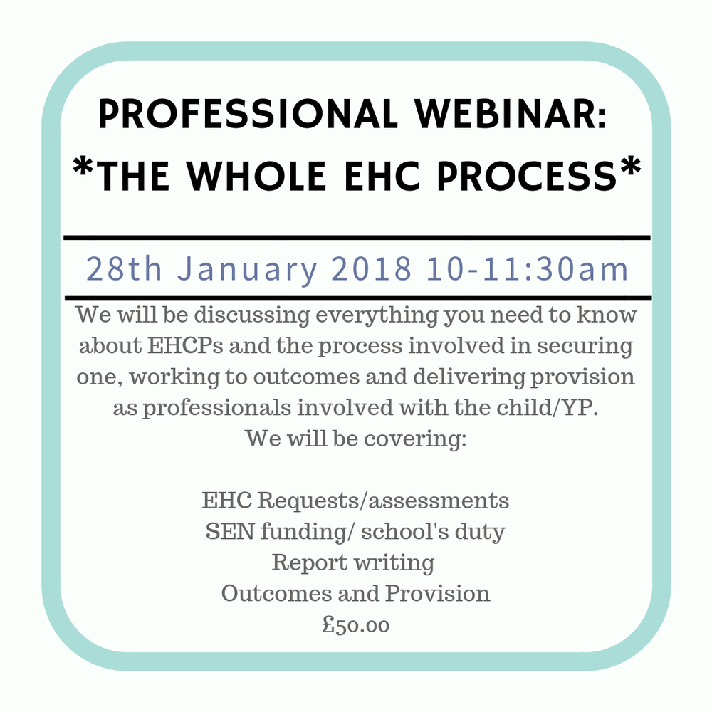 EHC Process for Professionals.... — Bright Futures