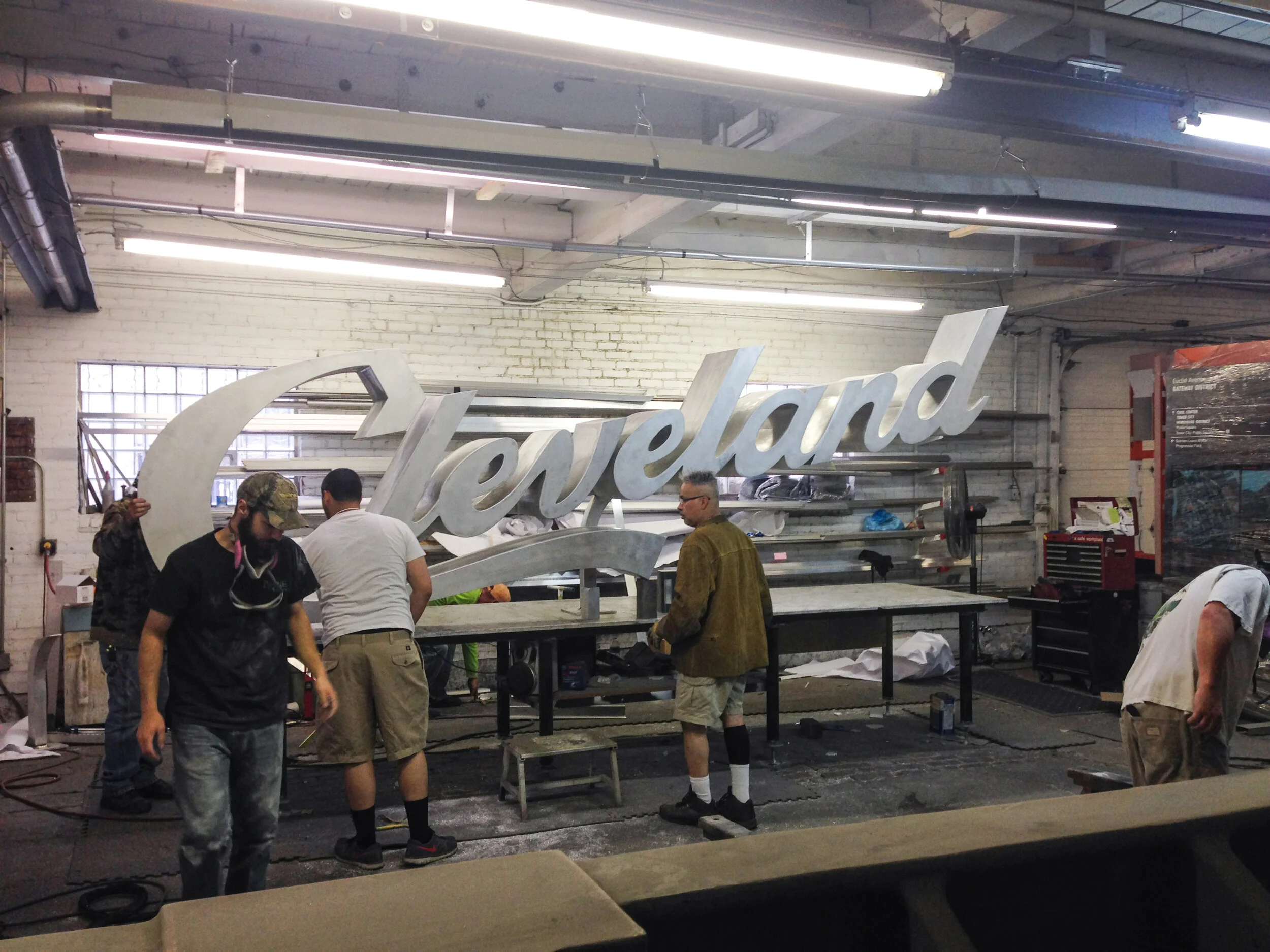 Cleveland Script — SIGNATURE SIGN COMPANY