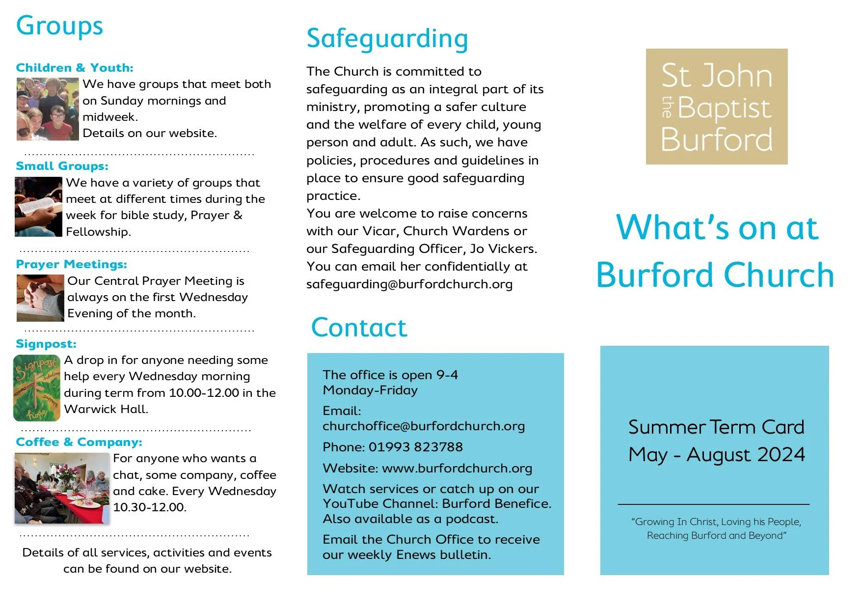 Term Card — Burford Church