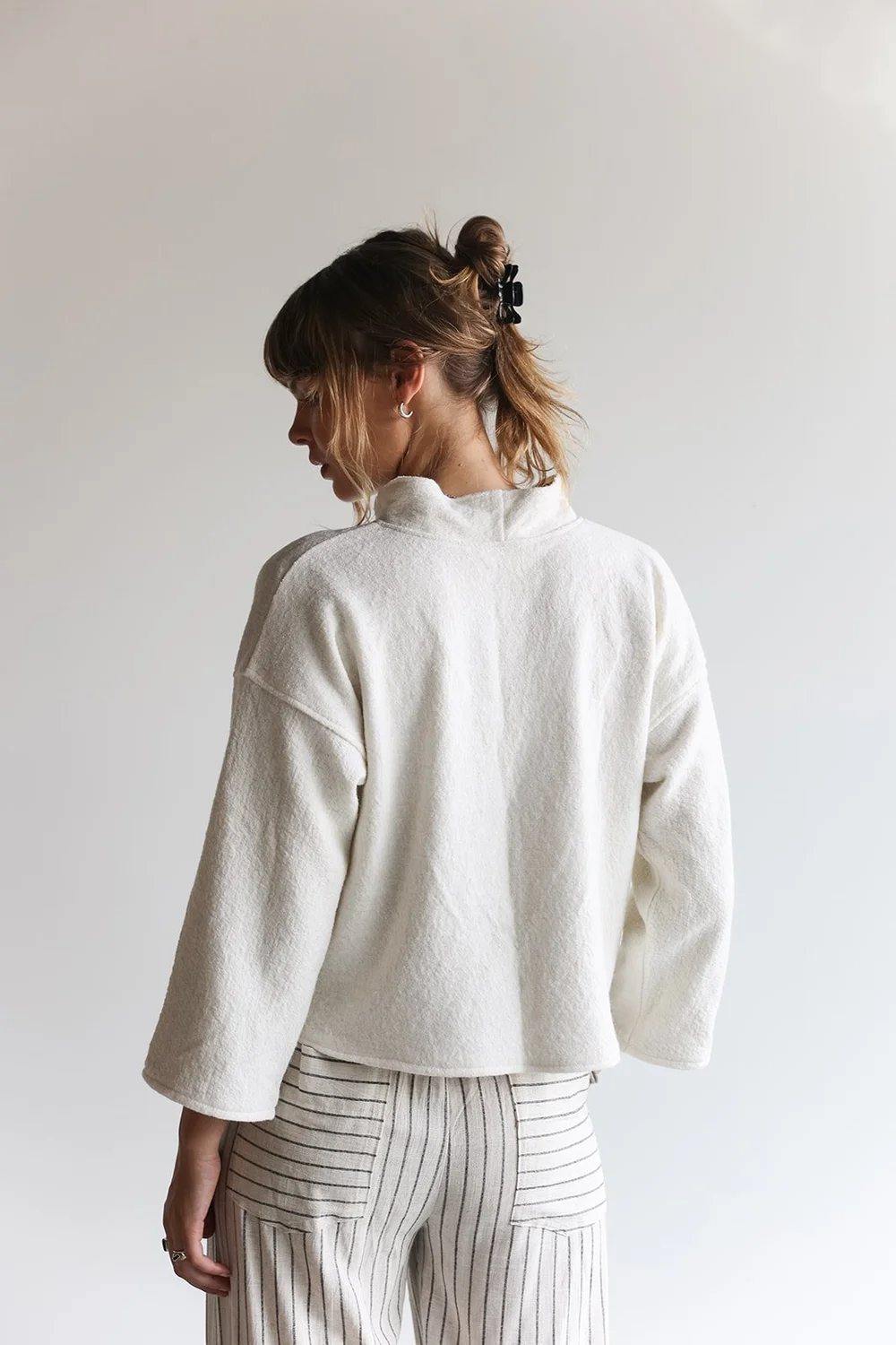 Robyn Women's Linen Button-Up Shirt | Made in Canada — Nomi Designs